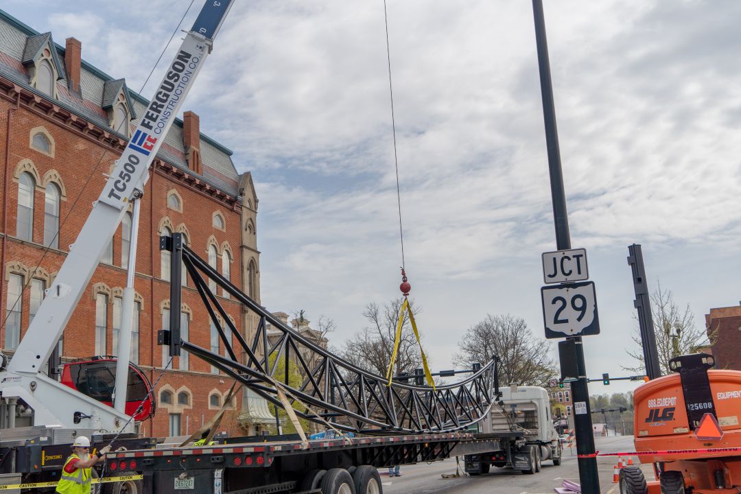 Arches Installed in Historic Downtown Sidney Project - Ferguson ...