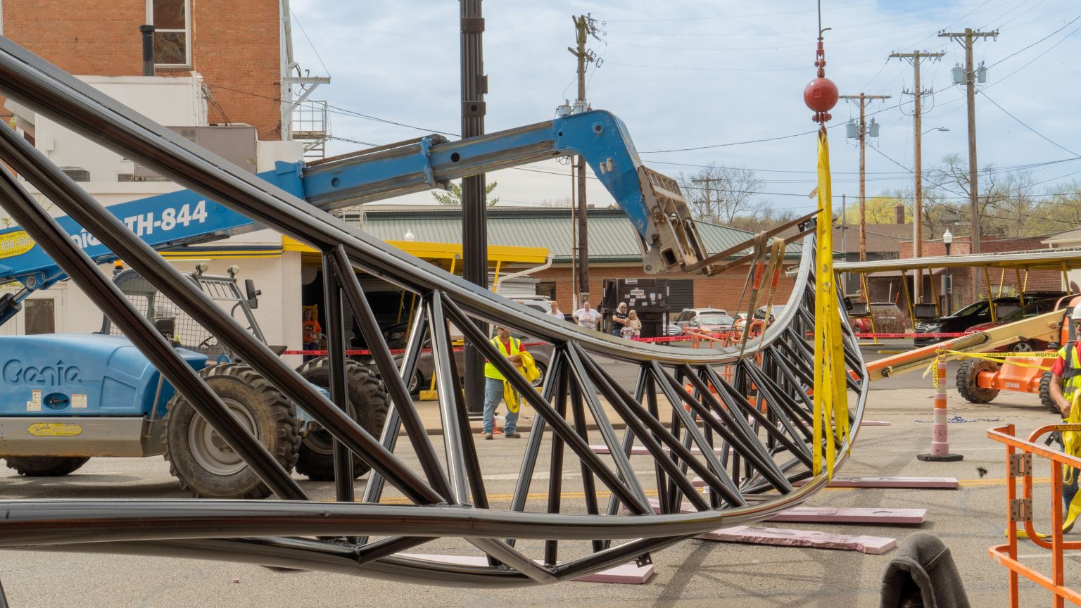 Arches Installed in Historic Downtown Sidney Project - Ferguson ...